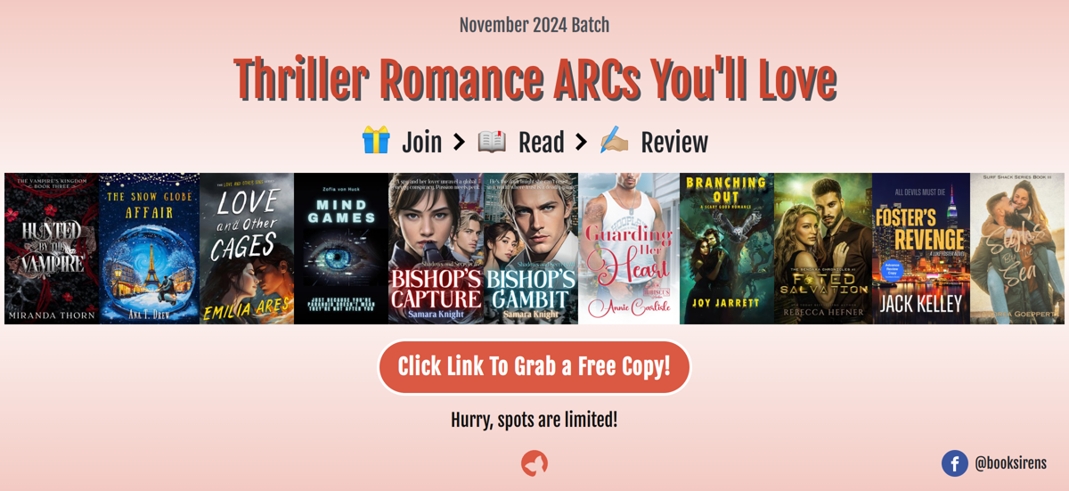 Thriller Romance ARCs You'll Love
